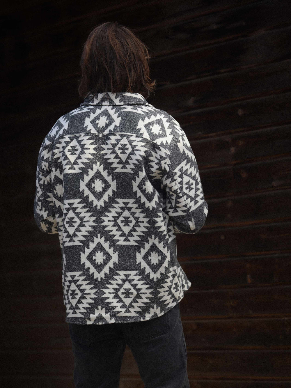 Aztec print coat jacket | Clothing | Morex Custom