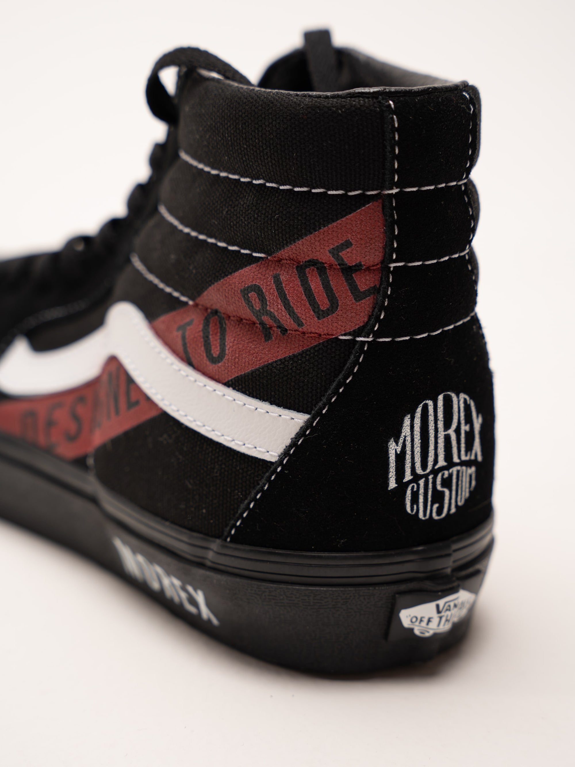 Vans Sk8-Hi "HOLD-UP" Noir | Chaussures | Morex Custom