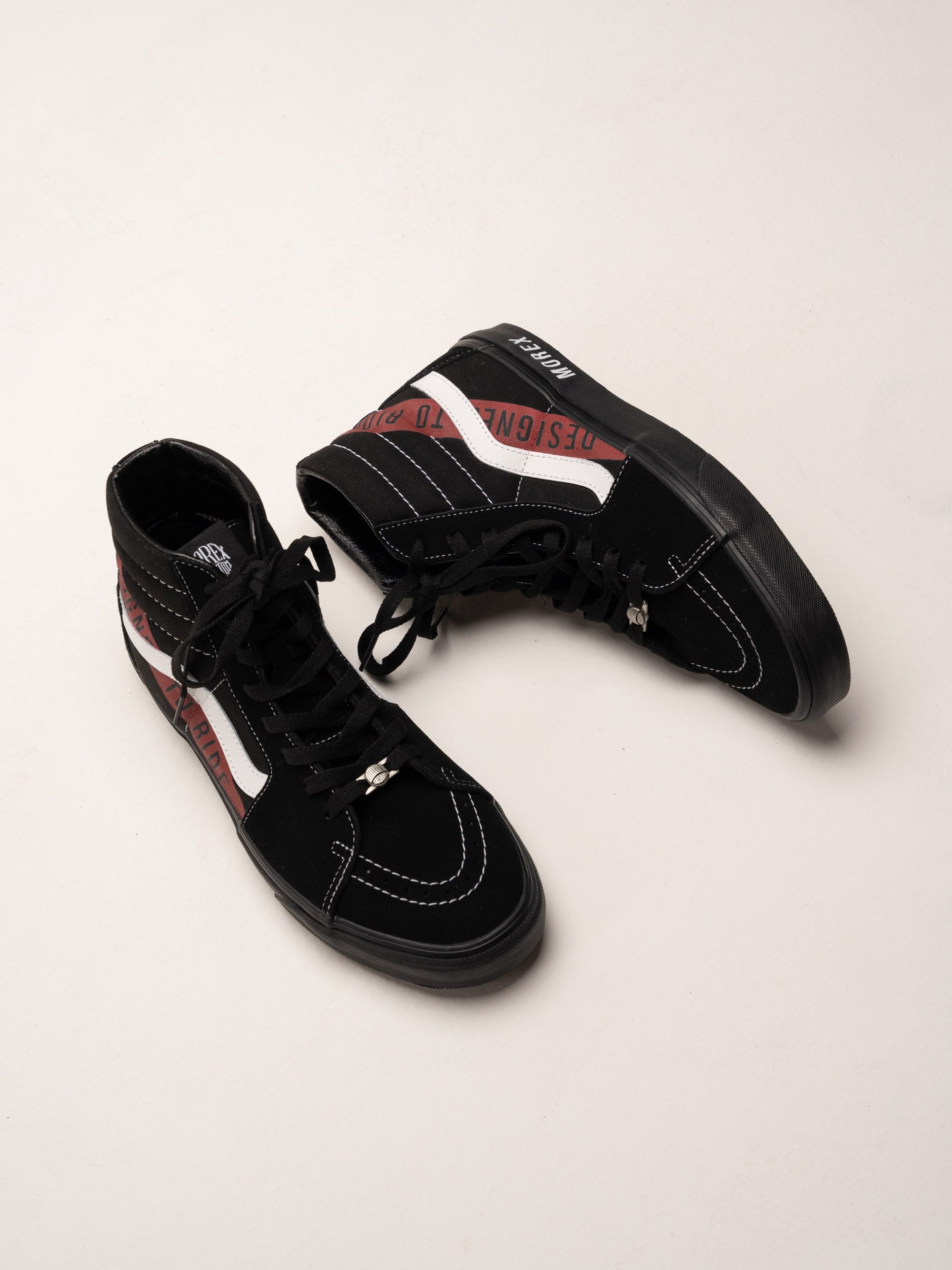 Vans Sk8-Hi "HOLD-UP" Noir | Chaussures | Morex Custom