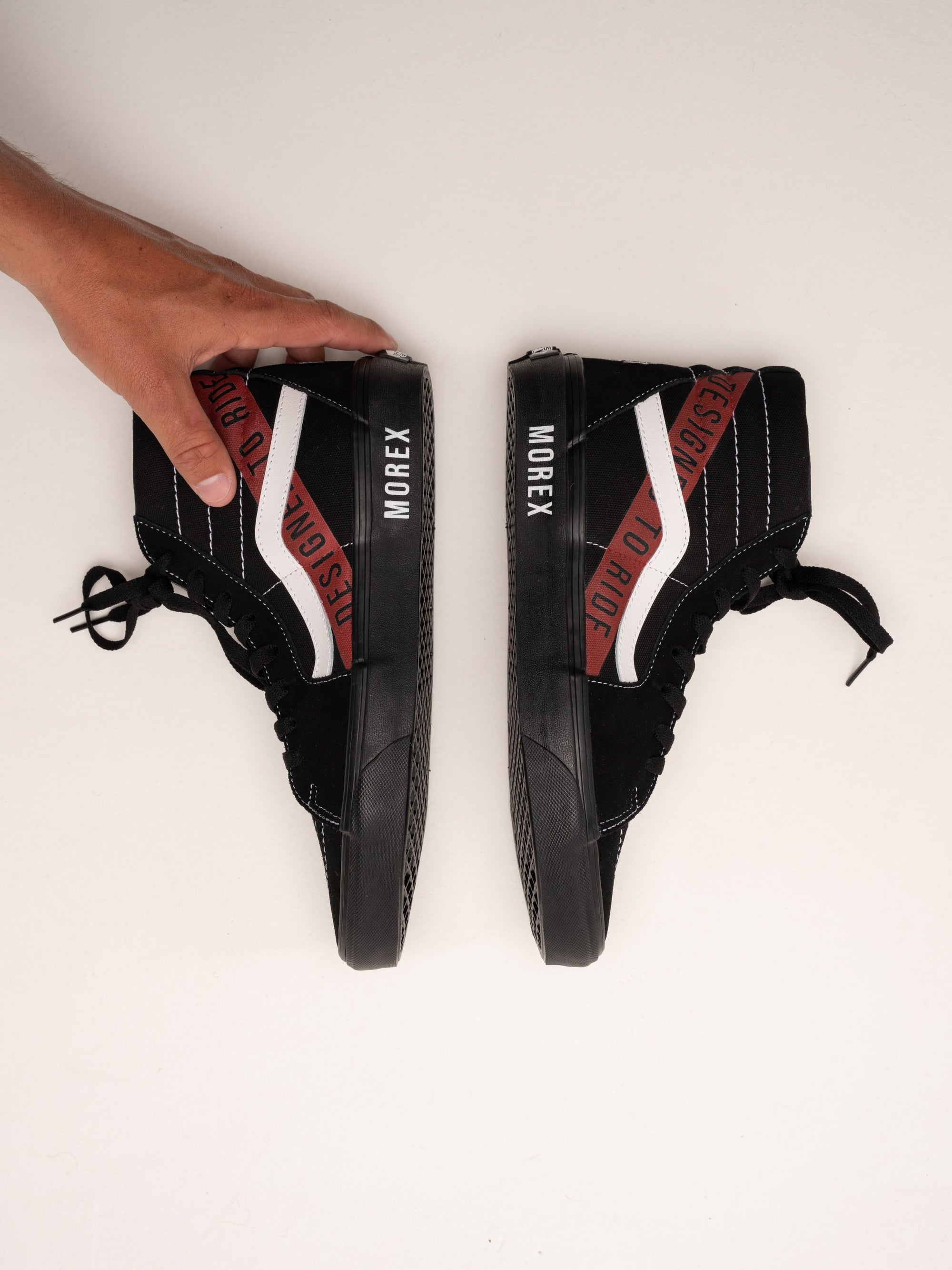 Vans Sk8-Hi "HOLD-UP" Noir | Chaussures | Morex Custom
