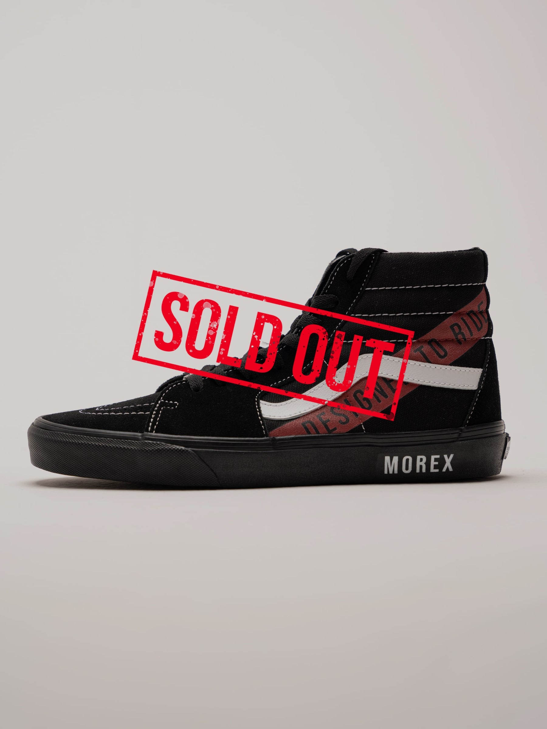 Vans Sk8-Hi "HOLD-UP" Noir | Chaussures | Morex Custom