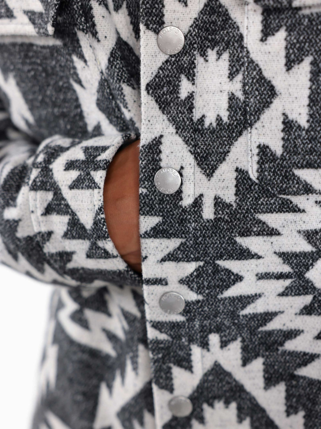 Aztec print coat jacket - Morex Custom